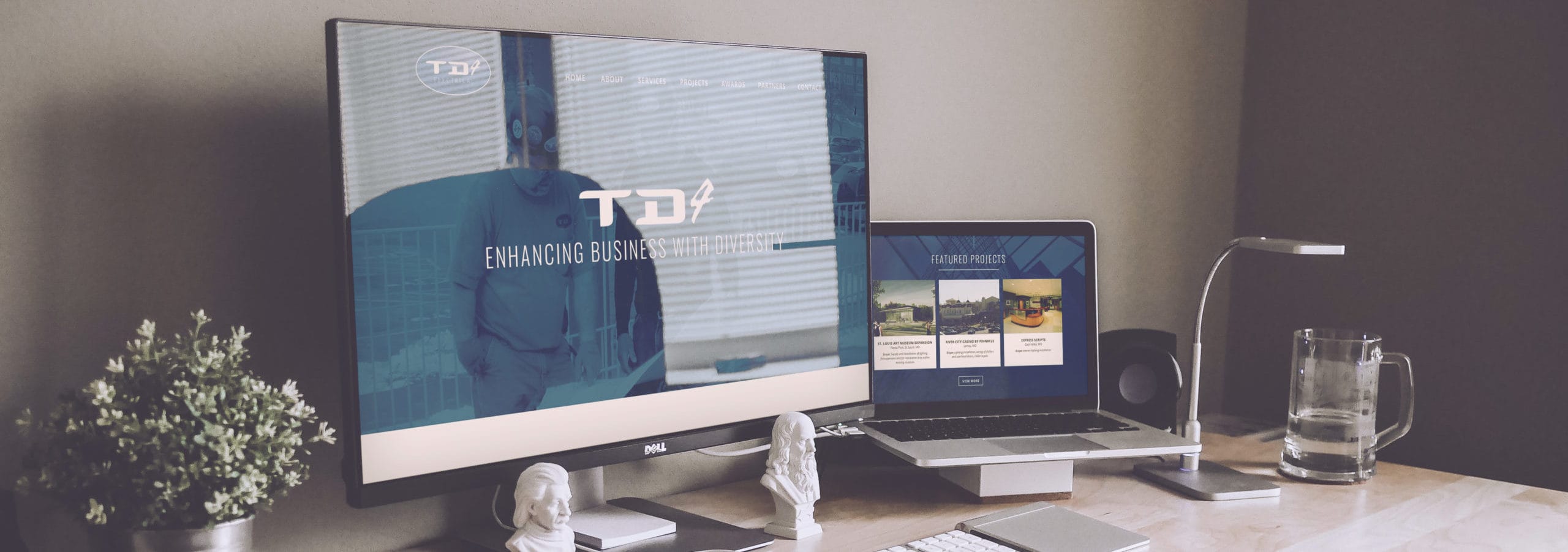 TD4 Electrical - Professional WordPress Website Design Company | Studio 2108 | St. Louis MO