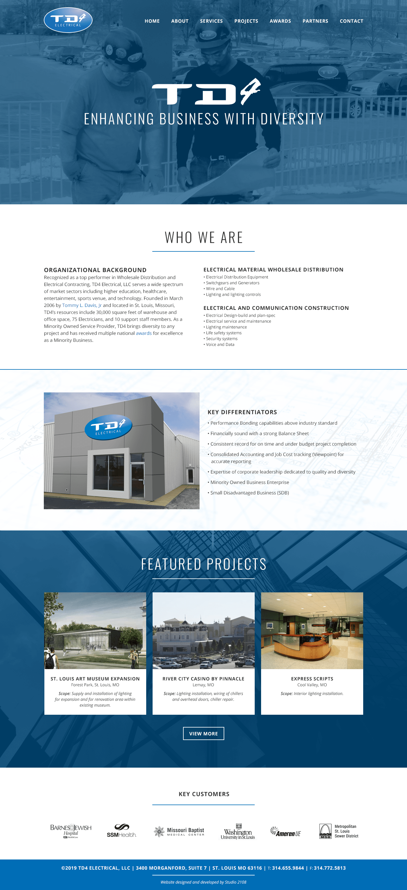 TD4 Electrical - Professional WordPress Website Design Company | Studio ...