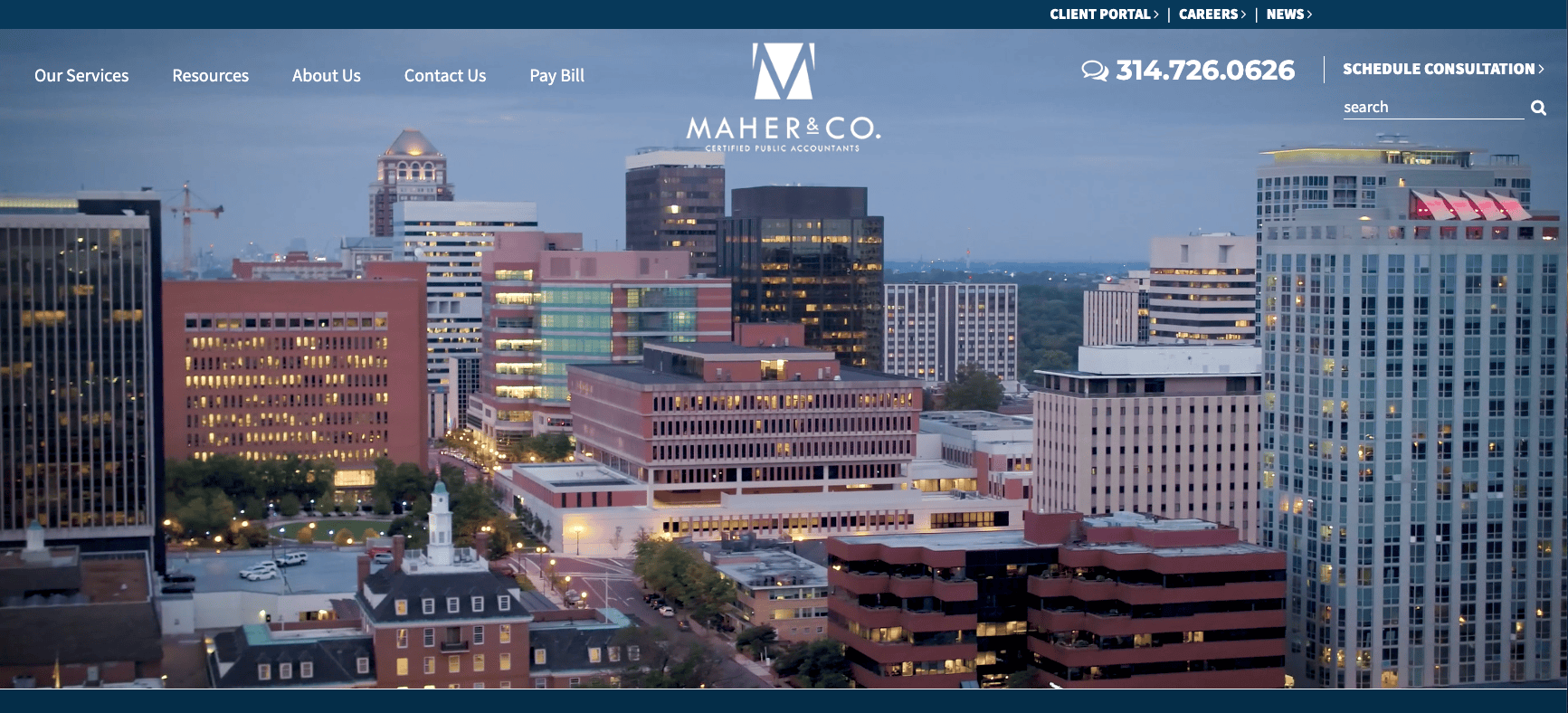 Maher & Company St Louis Certified Public Accountants website take over ...